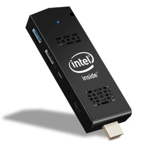 aladawn pc stick intel atom z8350 4gb 64gb with windows 10 pro,mini computer stick support auto power on,4k hd,dual band wifi 2.4/5g,intel pc stick on business office industrial iot media home