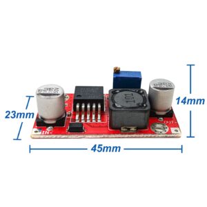 Stemspace DC to DC 5-40V to 1.5-36V Buck Converter Step Down Module High Efficiency Voltage Regulator Module-PM96