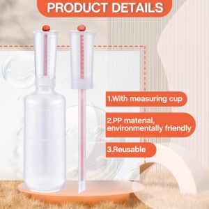 2 Pcs Adjustable Volume Dispensing Bottle 500ml Dosing Container Plastic Dosing Bottle with Measure for Home Classroom Lab