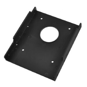 qtqgoitem black plastic 2.5 inche frames ssd bracket desktop pc hdd tray (model: 71d 940 4e7 9cc a4c)