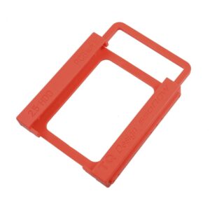 qtqgoitem red plastic 2.5" frame ssd bracket desktop pc hdd (model: abe 32a af6 863 d01)