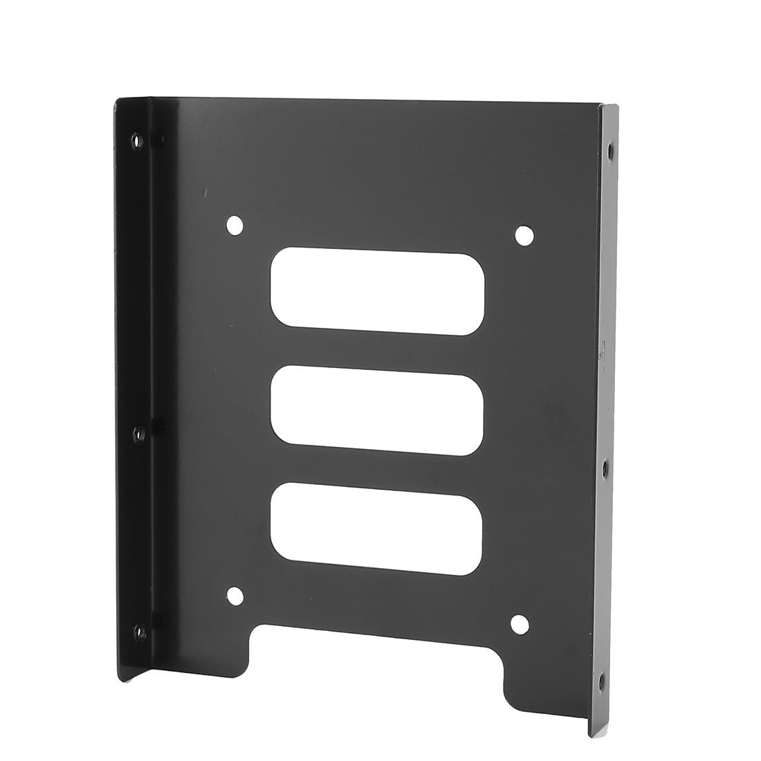 Qtqgoitem 2.5 Inch Black Metal Frame SSD Bracket Desktop PC HDD Drive Tray (model: a35 b6a f48 3b5 608)