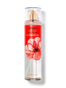 bath & body works poppy fine fragrance body mist spray 8 ounce (poppy), 8 fl oz (pack of 1)