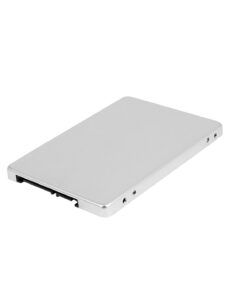 qtqgoitem card slot mini pci-e msata ssd to 2.5 inch sata hard drive silver tone (model: d8b 6e6 c9f c96 09b)