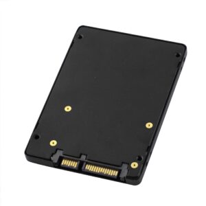 qtqgoitem card slot mini pci-e msata ssd to 2.5" sata hard drive adapter black (model: 11b 644 f18 8bd 4f5)