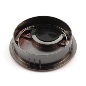 Qtqgoitem Office Computer Desk Table Metal Grommet Cable Hole Cap Cover Copper Tone 51mm Dia (Model: d8e cd9 f10 e2d 3e3)