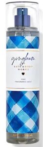 bath & body works gingham fine fragrance body mist spray 8 ounce (gingham), 8 fl oz (pack of 1)