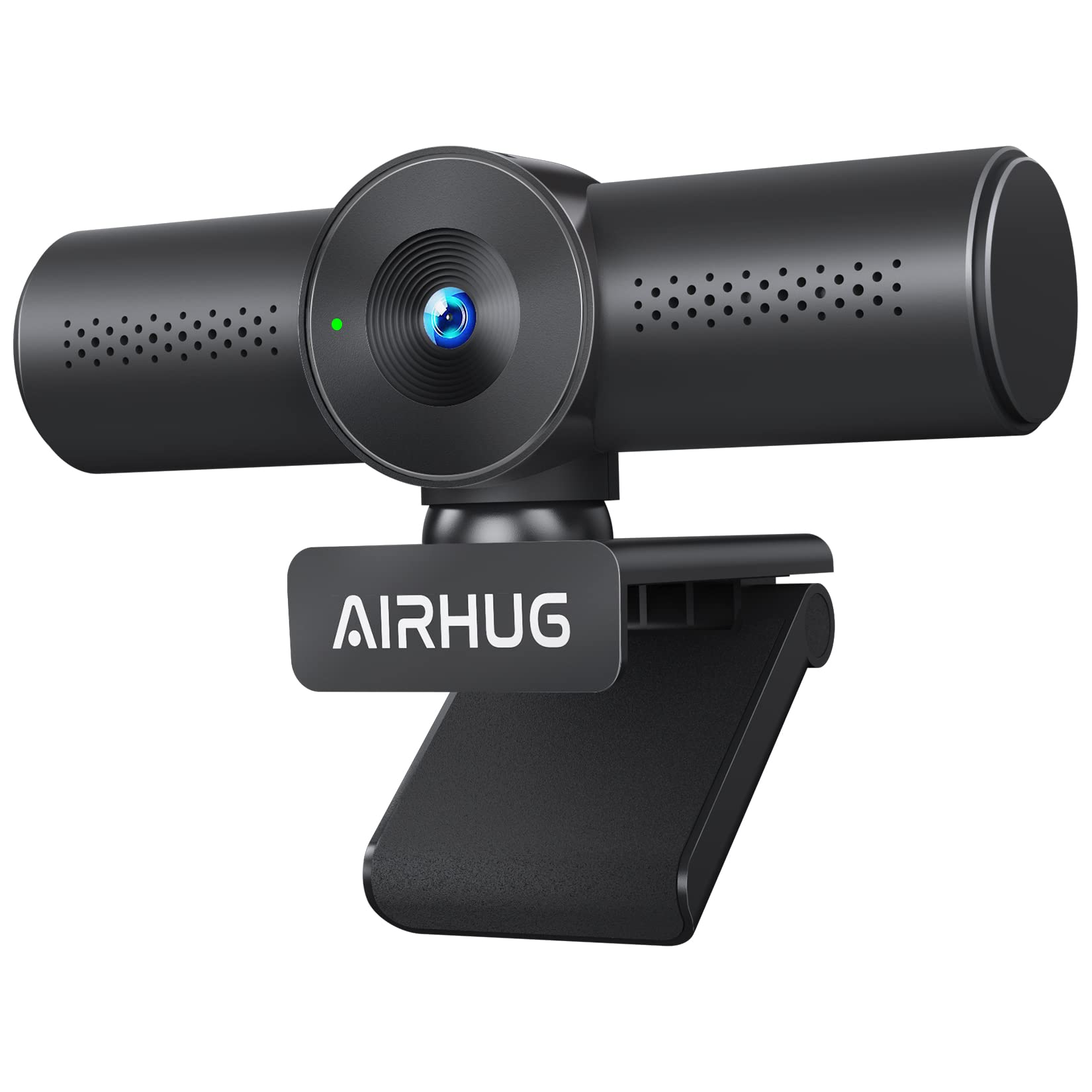 AIRHUG 2K Webcam with Microphones, USB Web Cam for Computer and Laptop Plug & Play, Web Camera with Privacy Cover, 71°,for Streaming and Conferencing