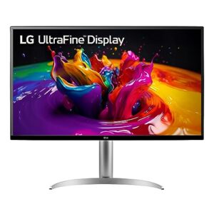 lg ultrafine monitor (32uq750) – 31.5 inch uhd 4k hdr monitor, hdr10, 144hz from hdmi 2.1, usb type-c (pd 65w), amd freesync, maxxaudio, white