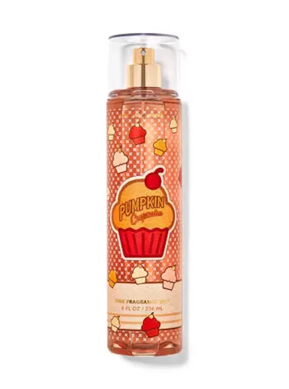 Bath & Body Works Pumpkin Cupcake Fine Fragrance Body Mist Spray 8 Ounce (Pumpkin Cupcake) 1