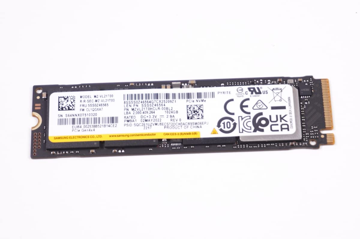 FMB-I Compatible with MZ-VL21T00 Replacement for 1TB PCle 4x4 SSD Drive 82LU0000US