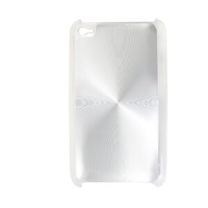 qtqgoitem shiny pattern silver tone back cover for touch 4g (model: 4b2 cdd 7df f4a 845)