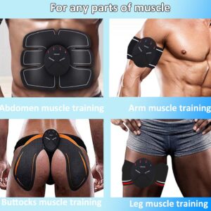 Jenylu Abdominal Muscle Toner, AB Training Workout Belt for Men Woman Abdomen/Arm/Leg Home Office Exercise