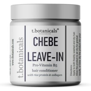 t.botanicals chebe leave in conditioner hair growth with provitamin b5, thickening strengthening chebe butter, chebe powder, chebe oil, silk amino acids, collagen (citrus, 8 ounce)