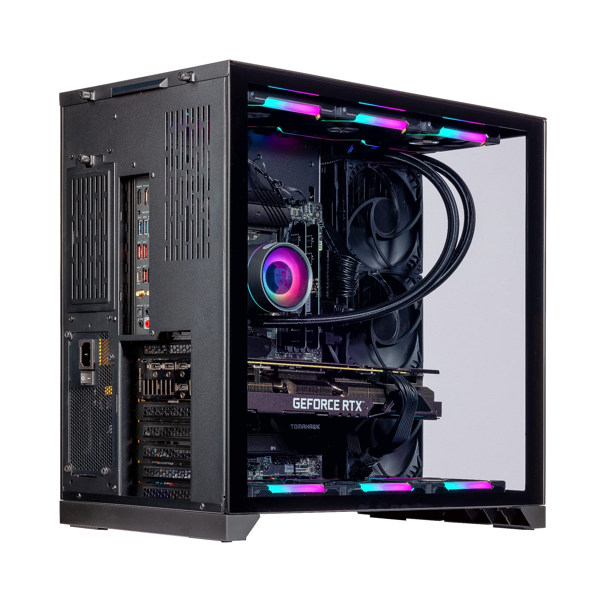 Velztorm Orix Gaming Desktop PC (Intel i9-12900K 16-Core, GeForce RTX 4090 24GB, 32GB DDR5 4800MHz RAM, 512GB PCIe SSD + 2TB HDD (3.5), WiFi, USB 3.2, HDMI, Display Port, Win 11 Home)