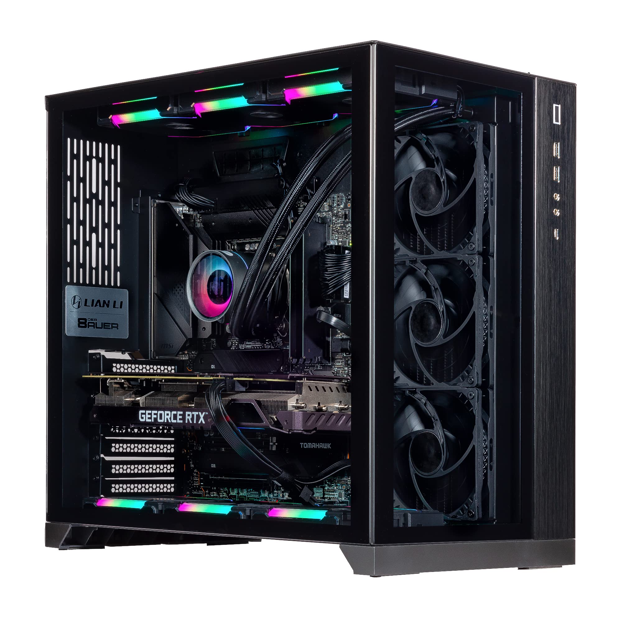 Velztorm Orix Gaming Desktop PC (Intel i9-12900K 16-Core, GeForce RTX 4090 24GB, 32GB DDR5 4800MHz RAM, 1TB PCIe SSD + 1TB HDD (3.5), WiFi, USB 3.2, HDMI, Display Port, Win 11 Home)