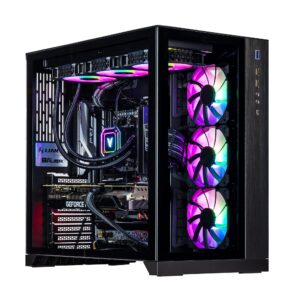 velztorm septex cto gaming desktop pc (amd ryzen 7 7700x 8-core, geforce rtx 4090 24gb, 32gb ddr5, 2tb pcie ssd + 6tb hdd (3.5), 360mm aio, 1000 w psu wifi 6, bt 5.2, win 10 home) velz0067