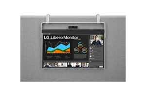 lg 27'' 27bq70qc-s 27-inch qhd libero monitor with detachable full hd webcam, 27-inch qhd (2560 x 1440) ips display