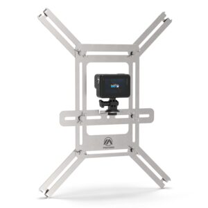 action camera baseball fence mount for gopro mevo start, iphone, phones, and other action cameras for softball, baseball, football games recording(3 in 1)