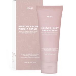 hibiscus and honey firming cream | concentrated complex | lightweight neck firming cream for sensitive and all skin type | formulated with collagen centella asiatica, and other natural ingredients |