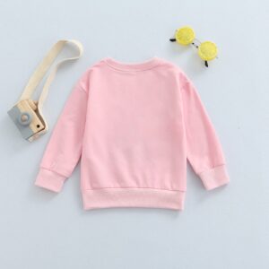 Tiacham Toddler Sweatshirt Baby Girl Fall Clothes Wild Like My Curls Shirt Kids Crewneck Sweaters Winter Top (Pink, 2-3 Years)