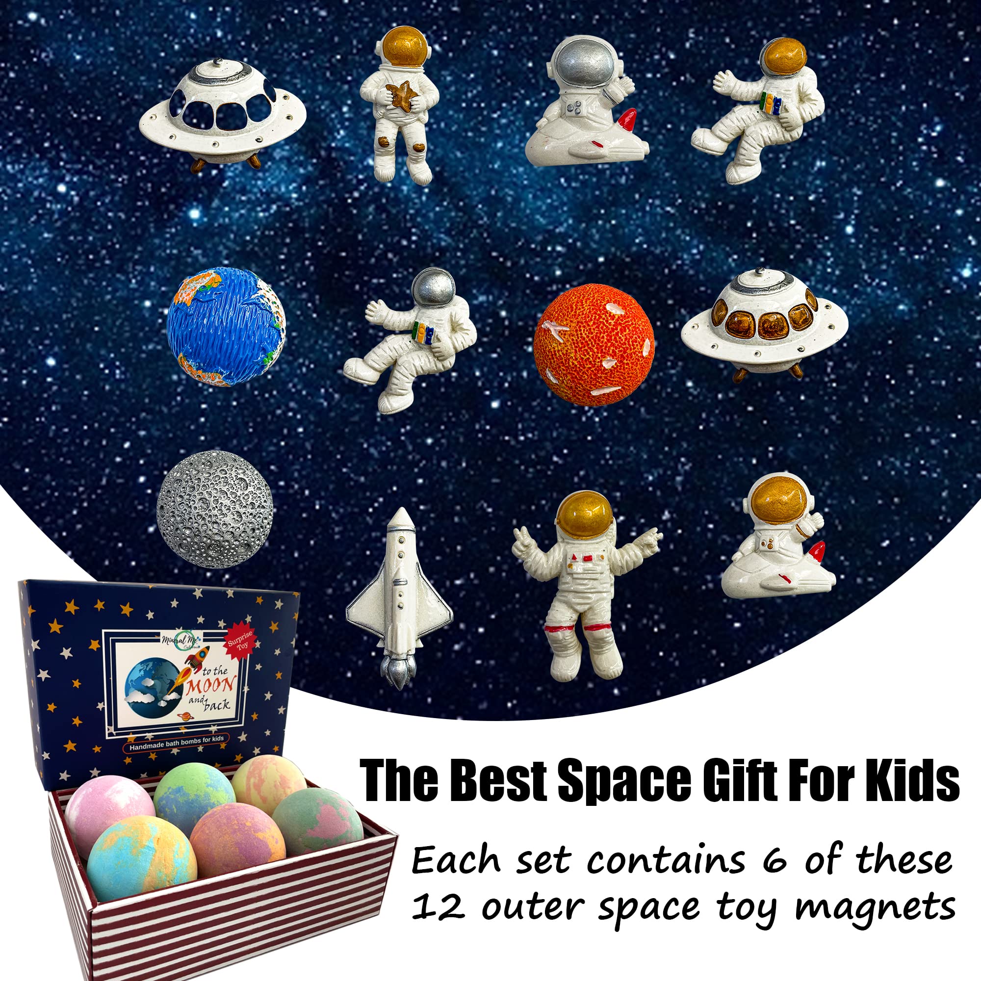 Kids Bath Bombs with Surprise Toys Inside - Gentle and Kid Safe - Family Pack