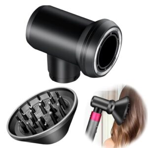 diffuser and adaptor for dyson airwrap styler for airwrap styler into a hair dryer combination