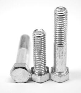 m20 x 2.50 x 230 mm (pt) coarse thread din 931 class 8.8 hex cap screw (bolt) medium carbon steel zinc plated pk 2