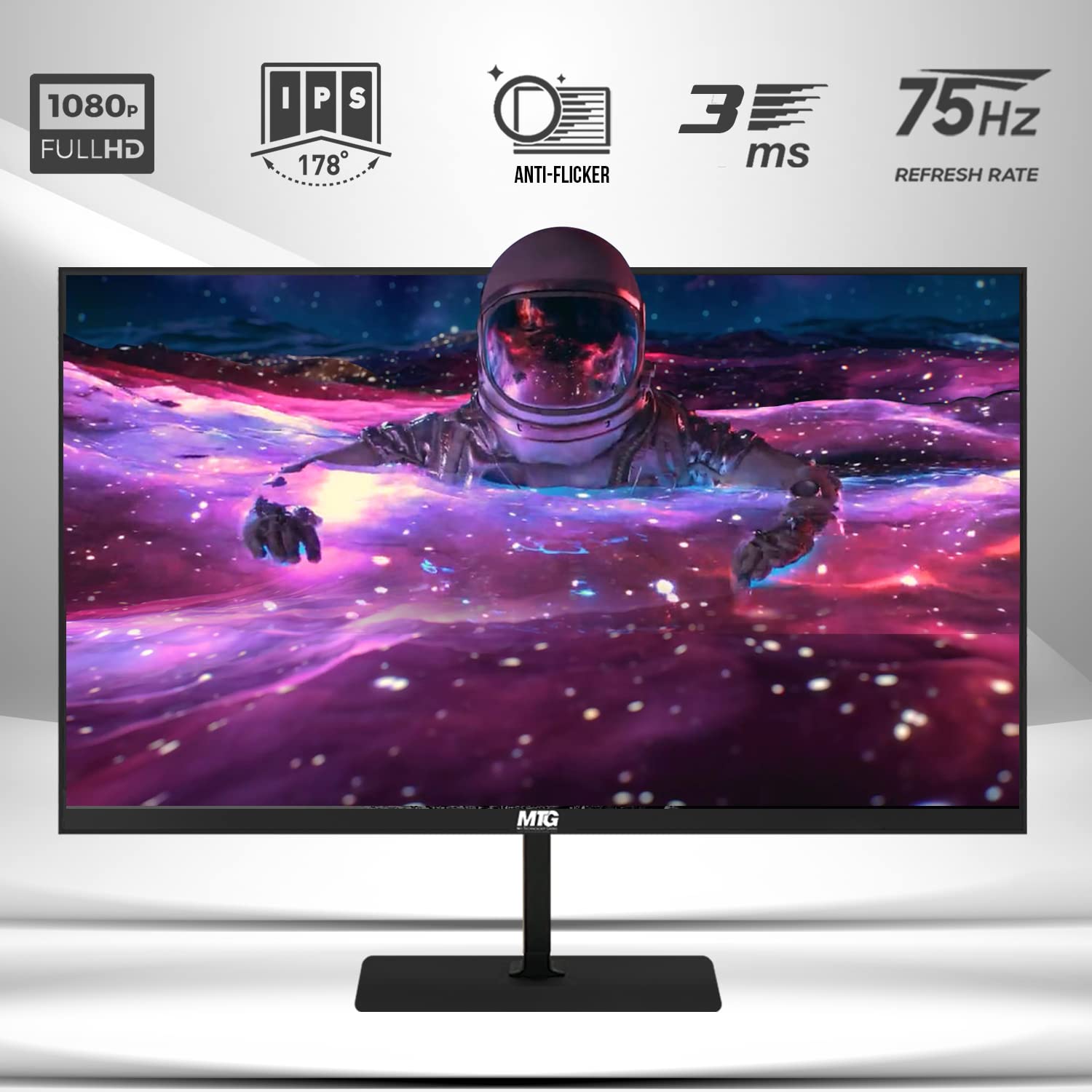 TechMagnet Computer Desktop PC, Intel Core i5-6500, Siwa 6, New MTG Dual 22 Inch Monitor, 16GB RAM, 1TB SSD, 1GB Graphic Card, RGB Keyboard Mouse, RGB Speaker, Cam, WiFi, Win 10 Pro (Renewed)