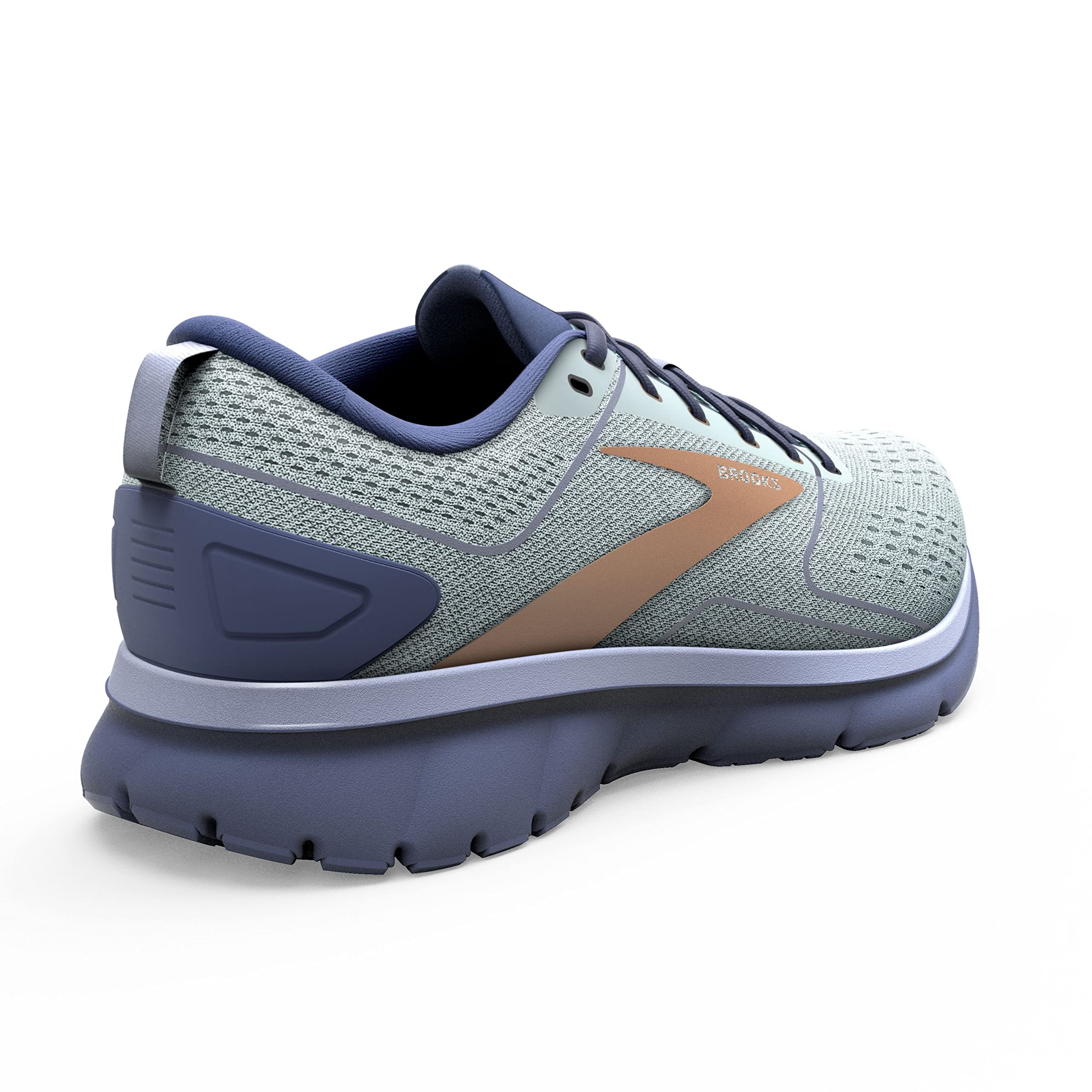 Brooks Women's Transmit 3 Running Shoe - Spa Blue/Neo Pink/Copper - 7.5 Medium