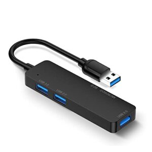 slim & lightweight high speed usb 3.0 hub 5 in 1 adapter multi splitter adapter with tf sd card reader