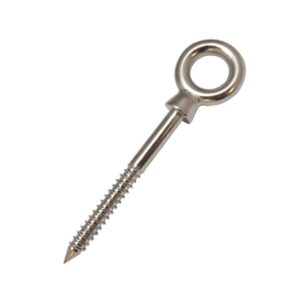 DBM IMPORTS 1 PC 1/2" x 4 3/4" Screw Lag Eye Bolt Stainless Steel SS 316