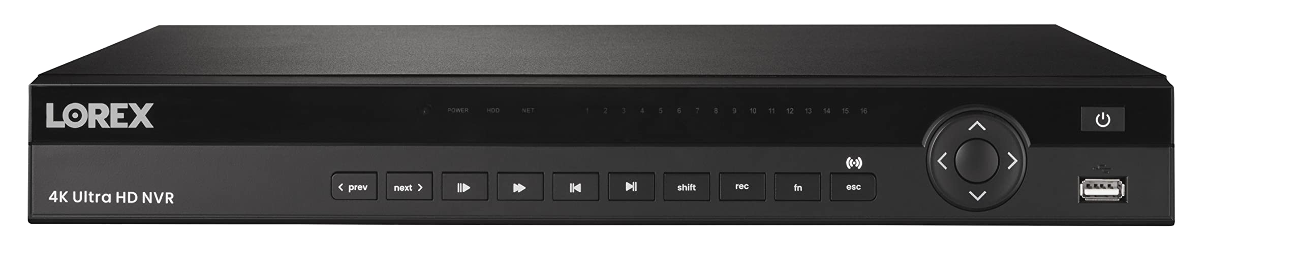 Lorex N883A64B 16-Channel 4K Pro Series 4TB Network Video Recorder