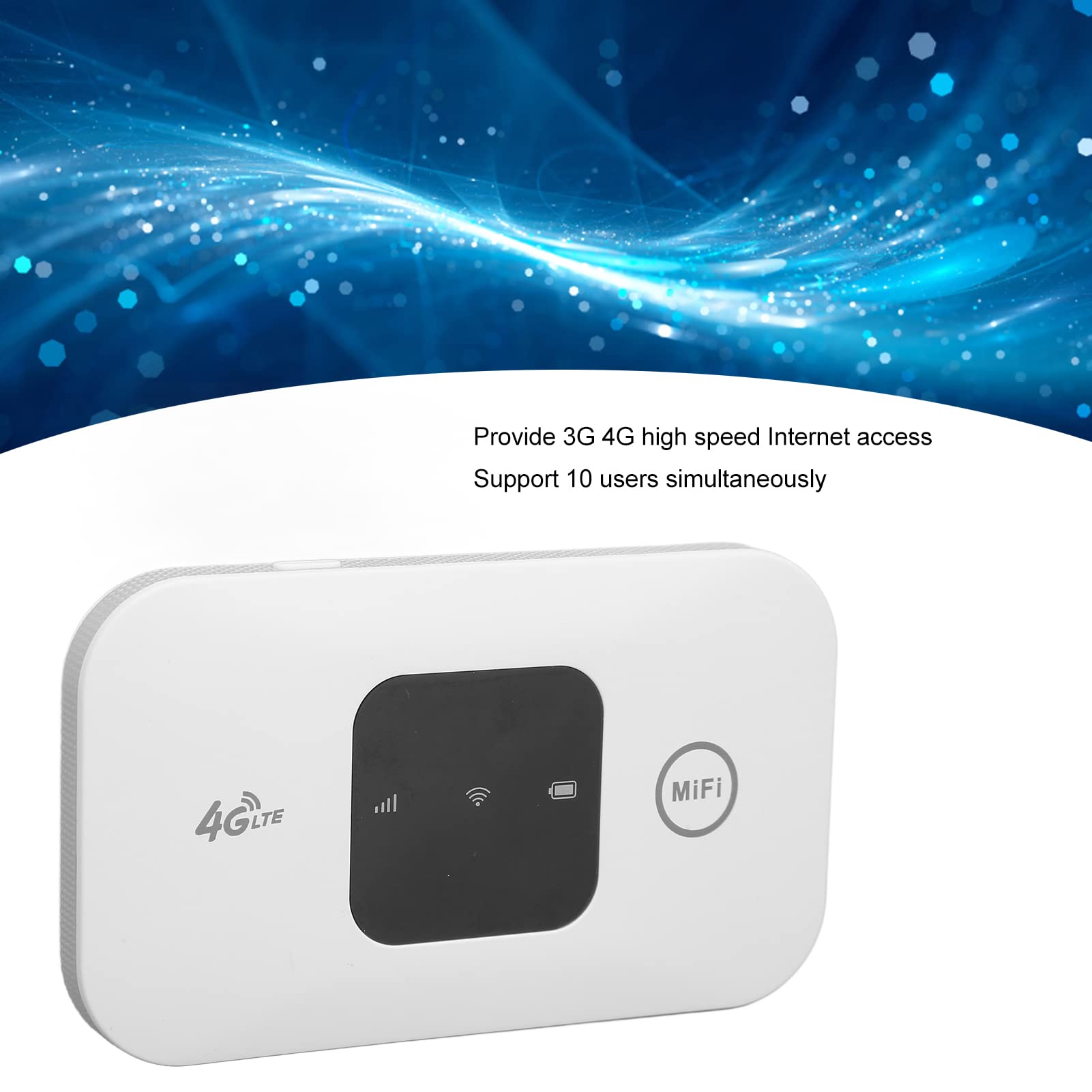 H5577 Unlocked 4G LTE Modem Router with SIM Card Slot, 150Mbps High Speed Hotspot Device, Mini Mobile Hotspot for Travel Vacation Rentals Camping Gathering