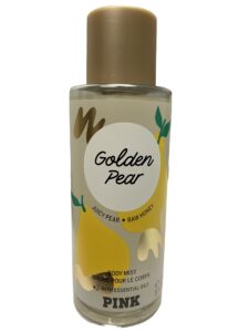 victoria's secret pink golden pear scented body mist 8.4 ounce limited edition