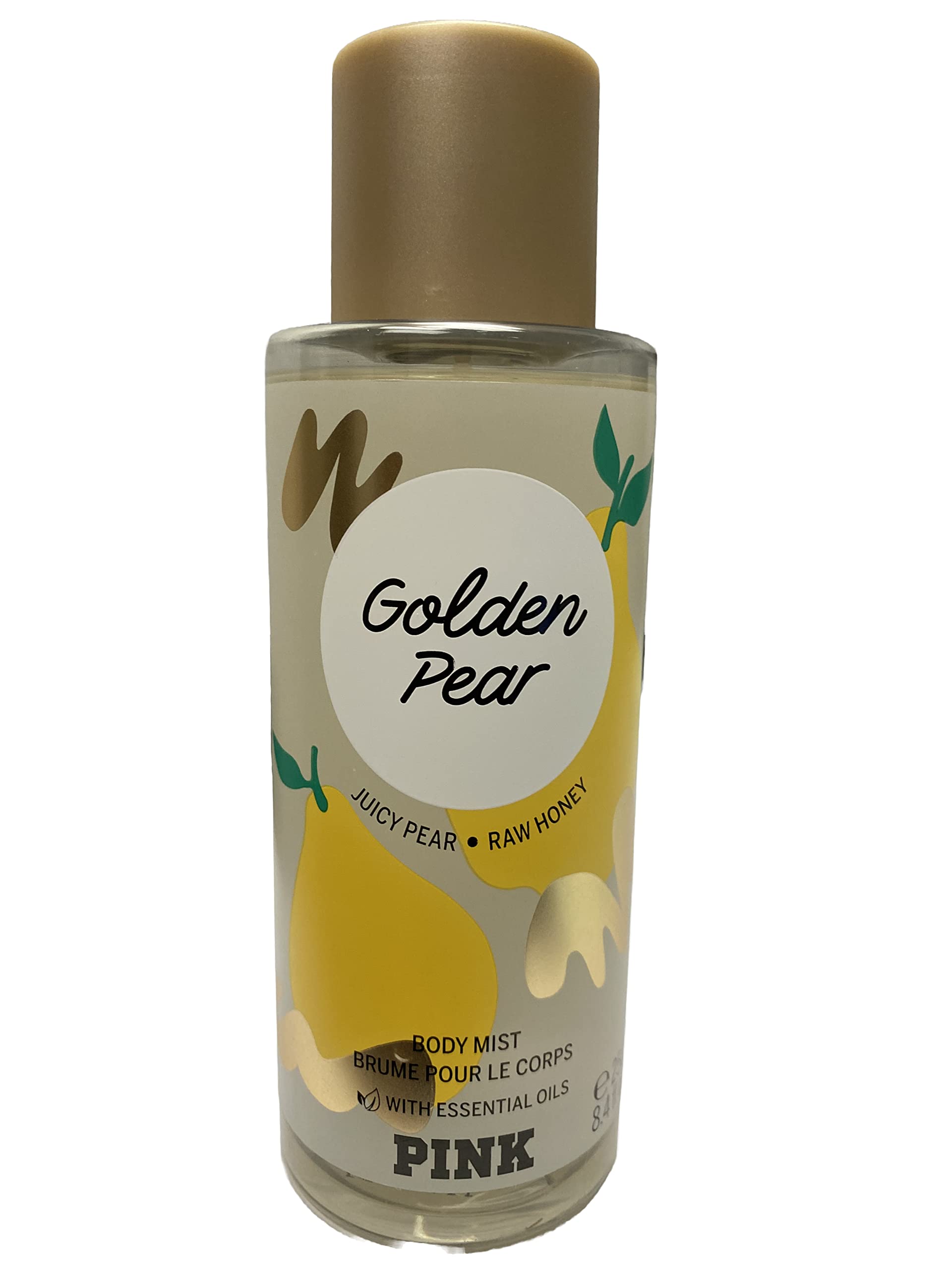 Victoria's Secret Pink Golden Pear Scented Body Mist 8.4 Ounce Limited Edition