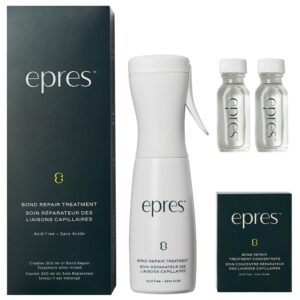 epres bond repair treatment starter kit - bonding treatment for damaged hair repair - revolutionary hair product for softer, stronger, healthier hair - hair care for all hair types and textures