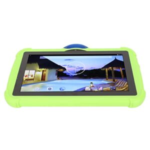 janzoom 7 inch tablet, portable lightweight kids tablet dual cameras with protective case for travel (us plug)