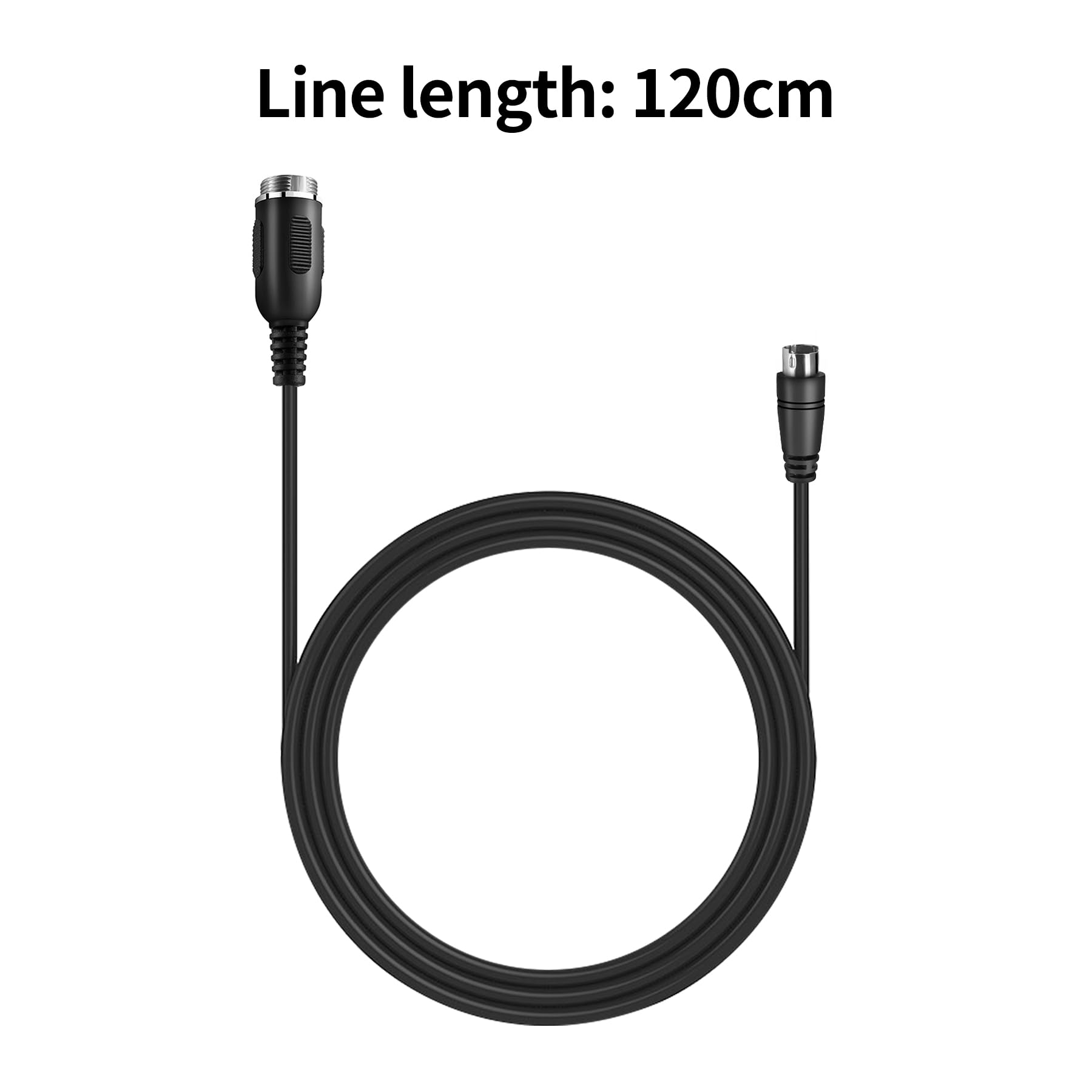 ZLiT Connection Din6 USB Cable Adaptation Fit for Thrustmaster TH8A Cable Hand-Row TSS Handbrake Signal Line (Din6)