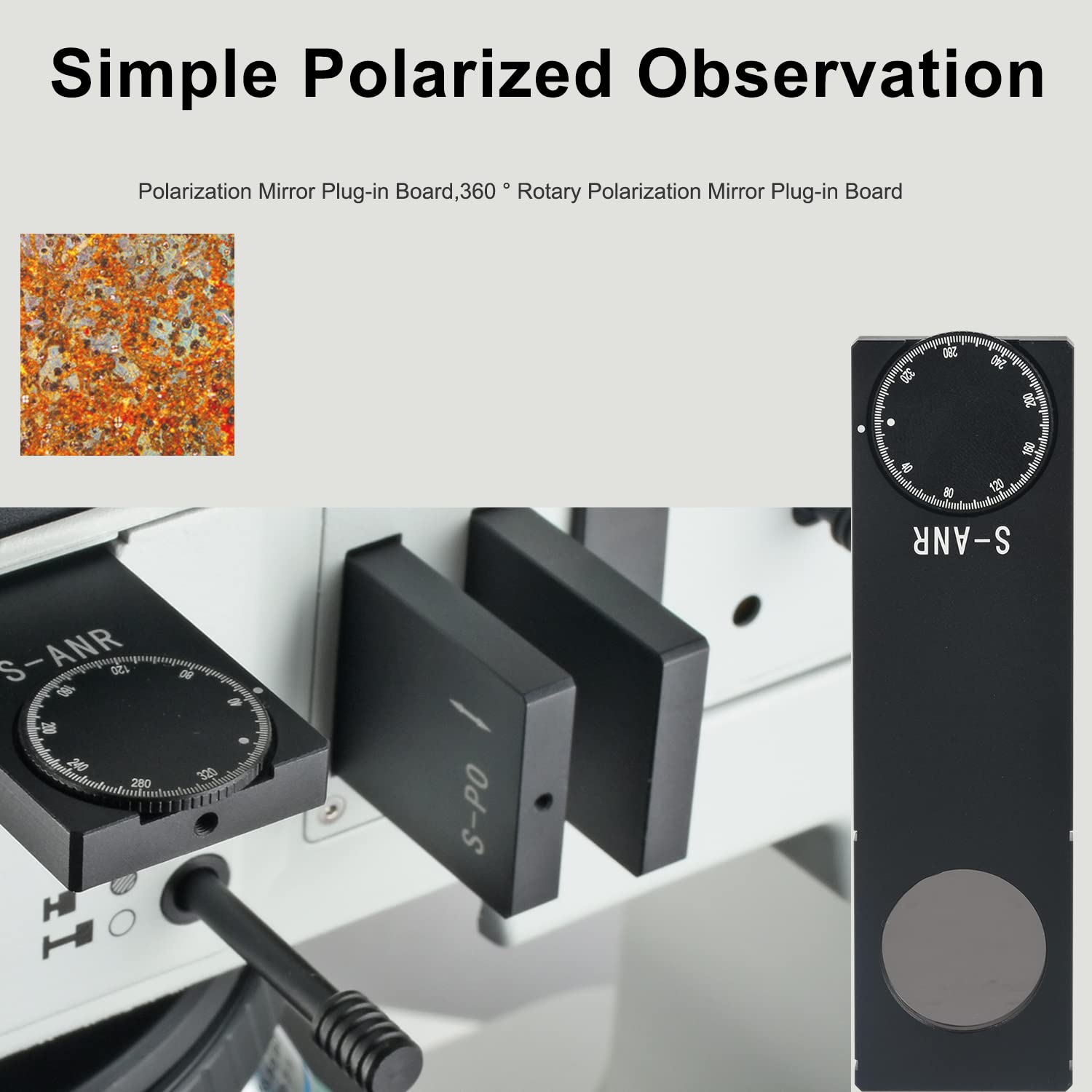 KOPPACE 174X-1745X Light and Dark Field Electron Metallographic Microscope 18 Million Pixels Measuring Camera