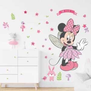 minnie mouse wall stickers large xxl size giant vinyl decals kids girls nursery baby room decor