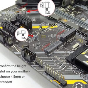 fairdog PCIe NVMe M.2 SSD mounting Screws Kit for ASUS Motherboard, 32 Pieces