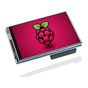 hosyond 3.5 inch 480x320 touch screen tft lcd spi display panel for raspberry pi a, b, a+, b+, 2b, 3b, 3b+,4b,5