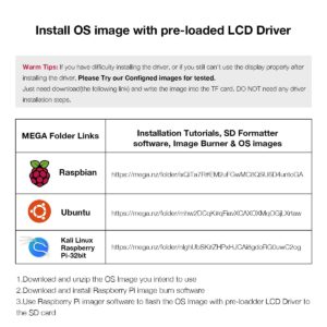 Hosyond 3.5 Inch 480x320 Touch Screen TFT LCD SPI Display Panel for Raspberry Pi A, B, A+, B+, 2B, 3B, 3B+,4B,5