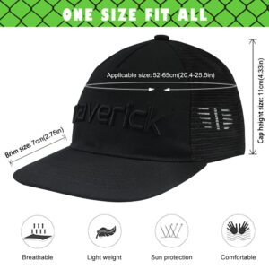 GREEN DEVIL Maverick-Air Series Safety Bump Cap with Extra Venting Baseball Cap Style Head Protection Hard Hat for Men Women Lightweight Breathable Black