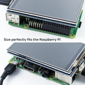 Hosyond 3.5 Inch 480x320 Touch Screen TFT LCD SPI Display Panel for Raspberry Pi A, B, A+, B+, 2B, 3B, 3B+,4B,5