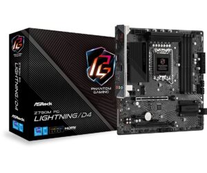 asrock mb asrock | z790m pg lightning/d4 motherboard