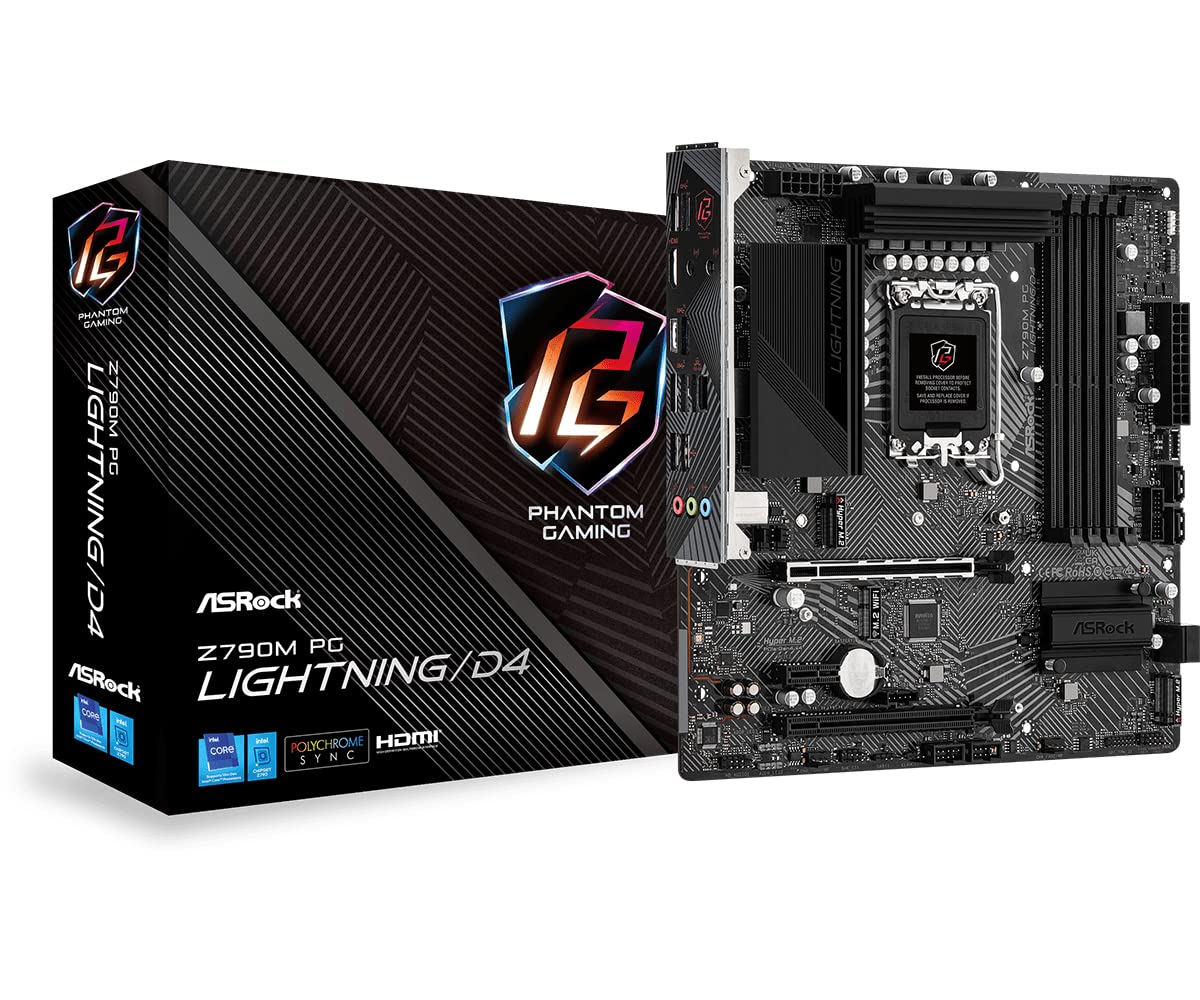 AsRock MB ASROCK | Z790M PG Lightning/D4 Motherboard