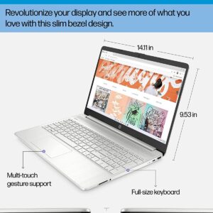 HP [Windows 11 Pro] 15 15.6" HD Business Laptop Computer, 8-Core AMD Ryzen 7 5700U (Beats i7-1180G7), 16GB RAM, 1TB PCIe SSD, Numeric Keypad, Fast Charge, Wi-Fi 6, Bluetooth, Long Battery Life, w/Hub