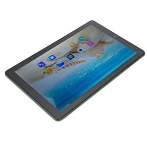 swoq 10 inch tablet, 1920x1200 ips green tablet for office for home (us plug)